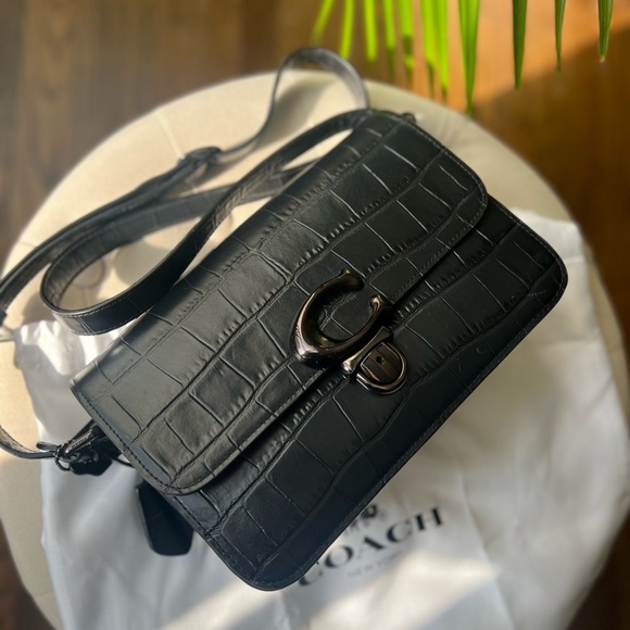 Coach | Bags | Coach Crocembossed Leather Bag | Poshmark